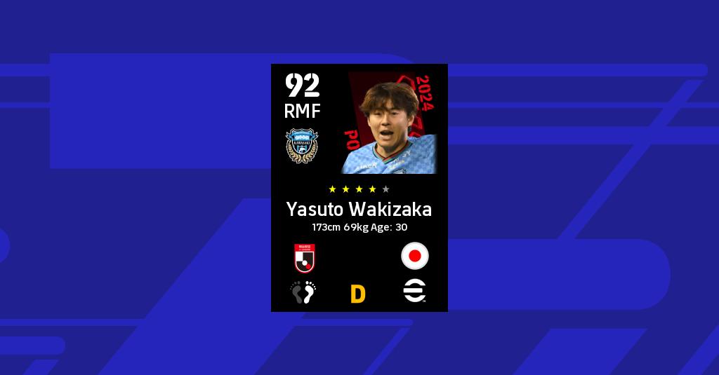 Yasuto Wakizaka eFootball Stats