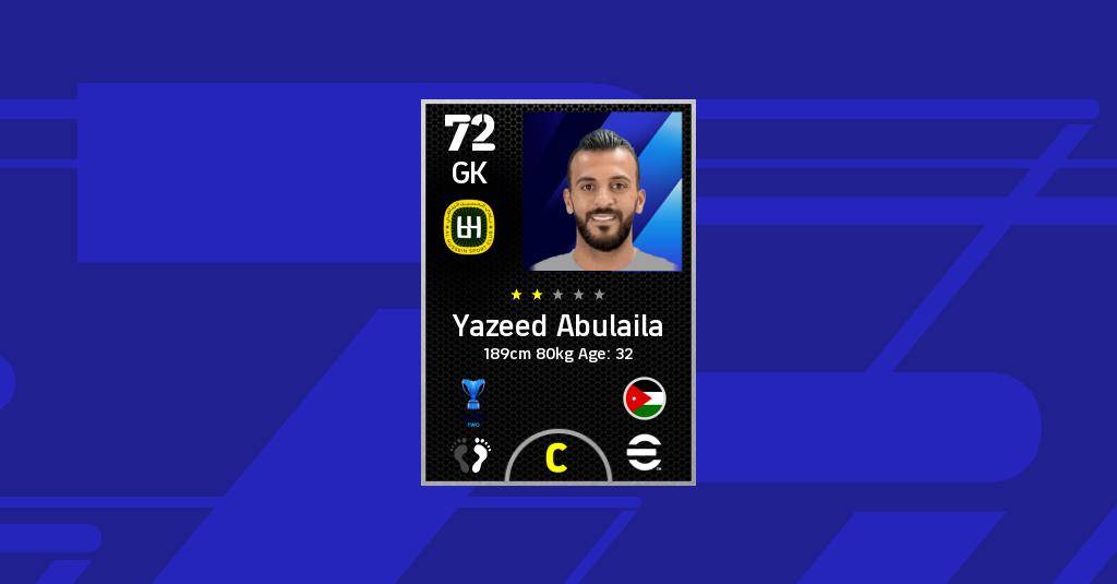 Yazeed Abulaila eFootball 2022 Stats