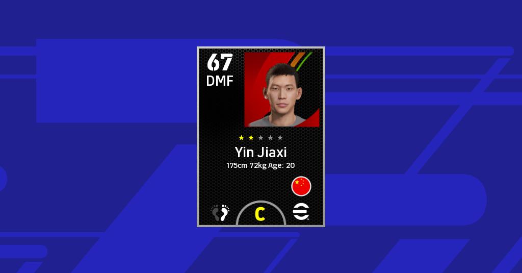 Yin Jiaxi eFootball 2022 Stats