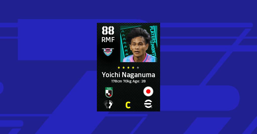 Yoichi Naganuma eFootball Stats