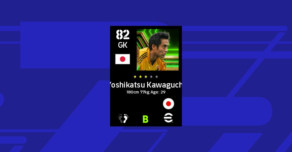 Yoshikatsu Kawaguchi eFootball Stats