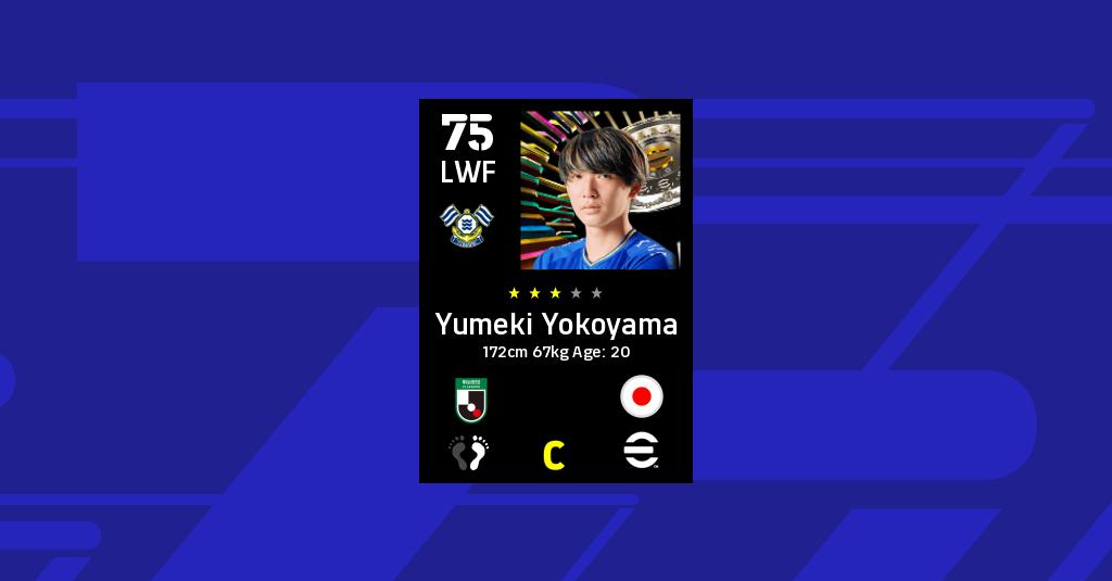 Yumeki Yokoyama eFootball Stats