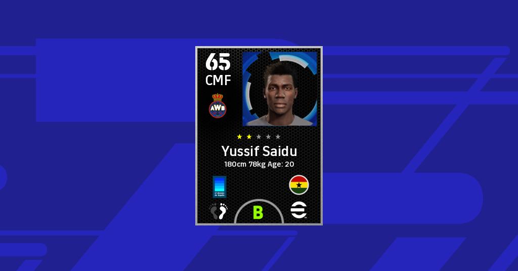 Yussif Saidu eFootball Stats