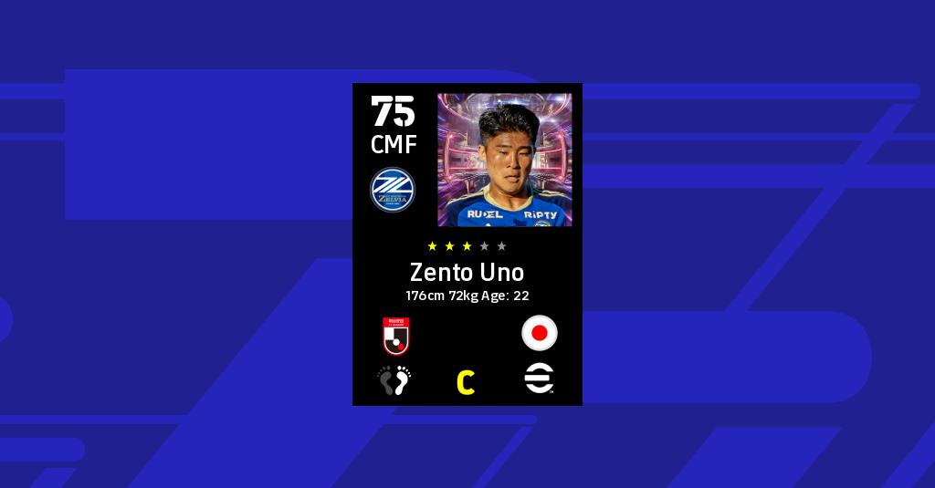 Zento Uno eFootball Stats