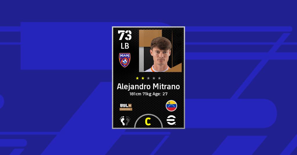 A. Mitrano - 统计 - eFootball 2022