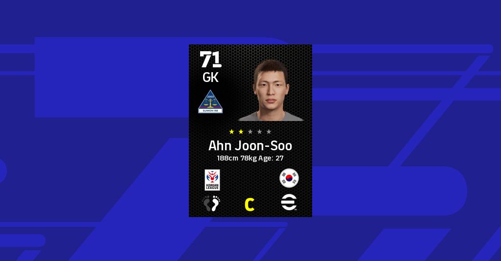 Ahn Joon-Soo - 统计 - eFootball 2022