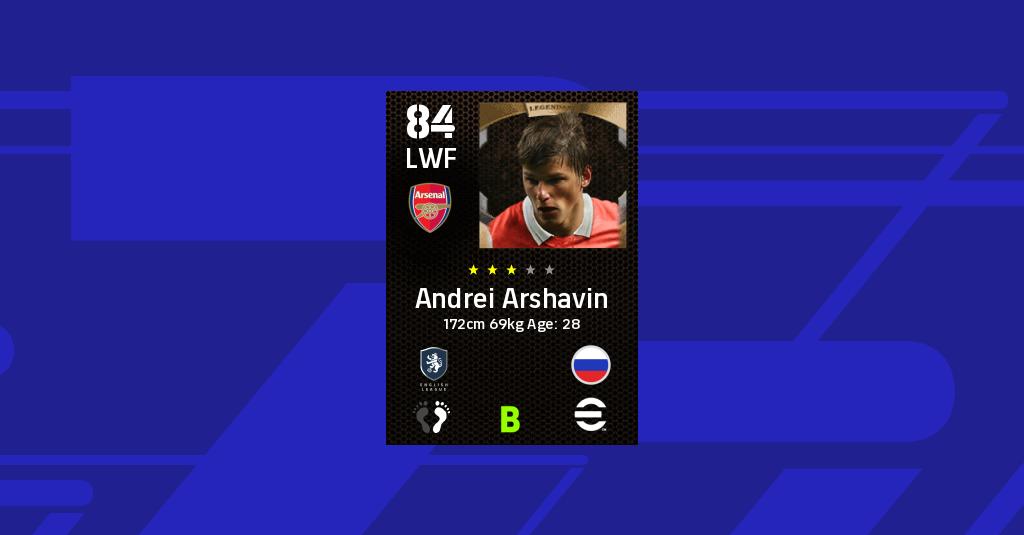 Andrei Arshavin - 统计 - eFootball 2022