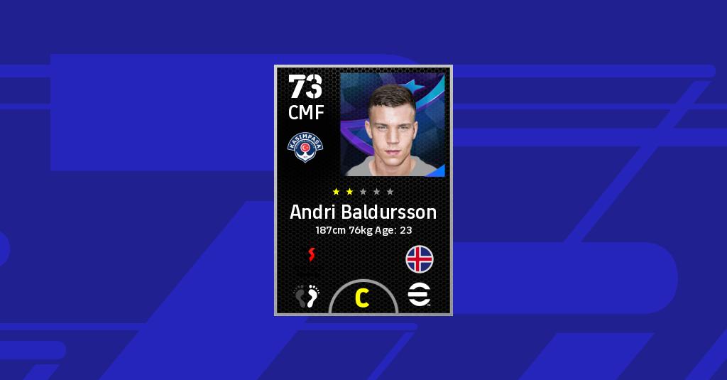 Andri Fannar Baldursson - 统计 - eFootball