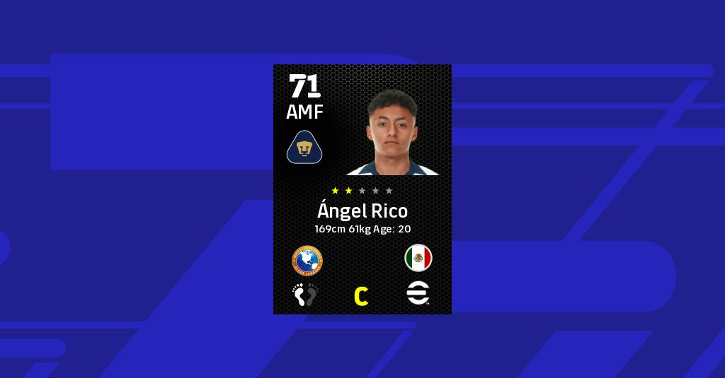 Ángel Rico - 统计 - eFootball 2022