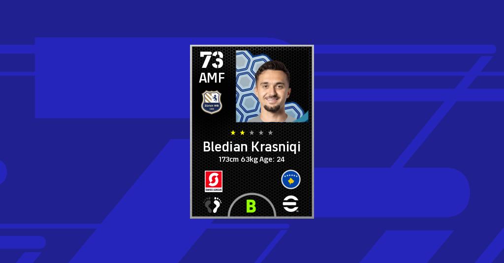 Bledian Krasniqi - 统计 - eFootball 2022