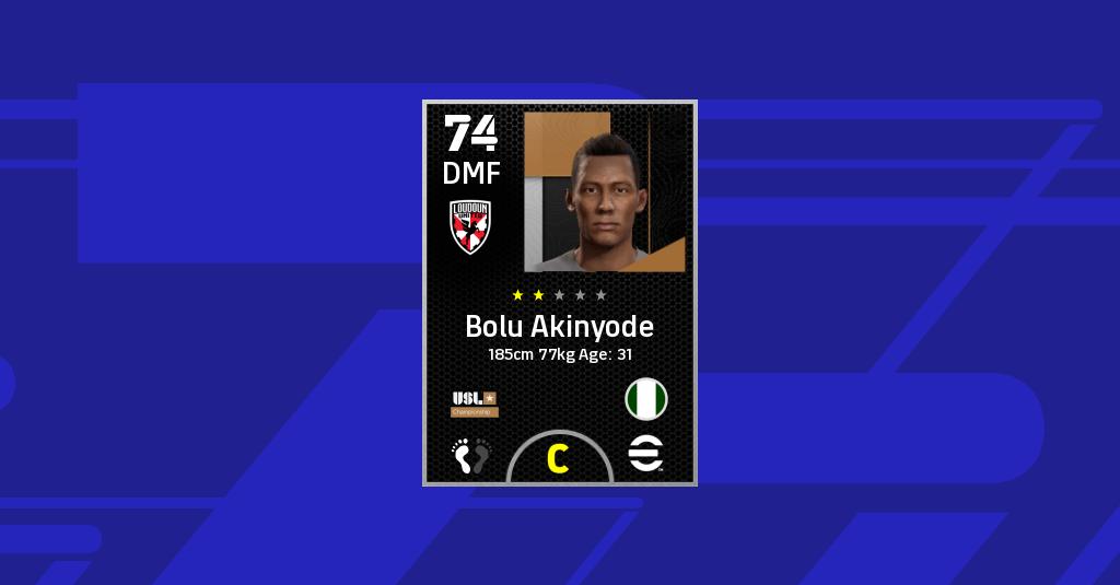 Bolu Akinyode - 统计 - eFootball 2022