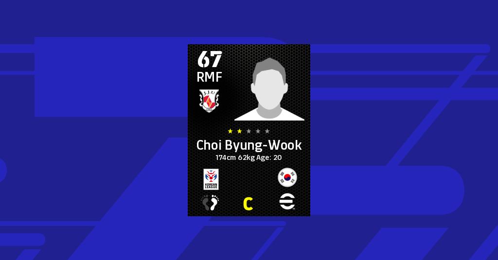 Choi Byung-Wook - 统计 - eFootball