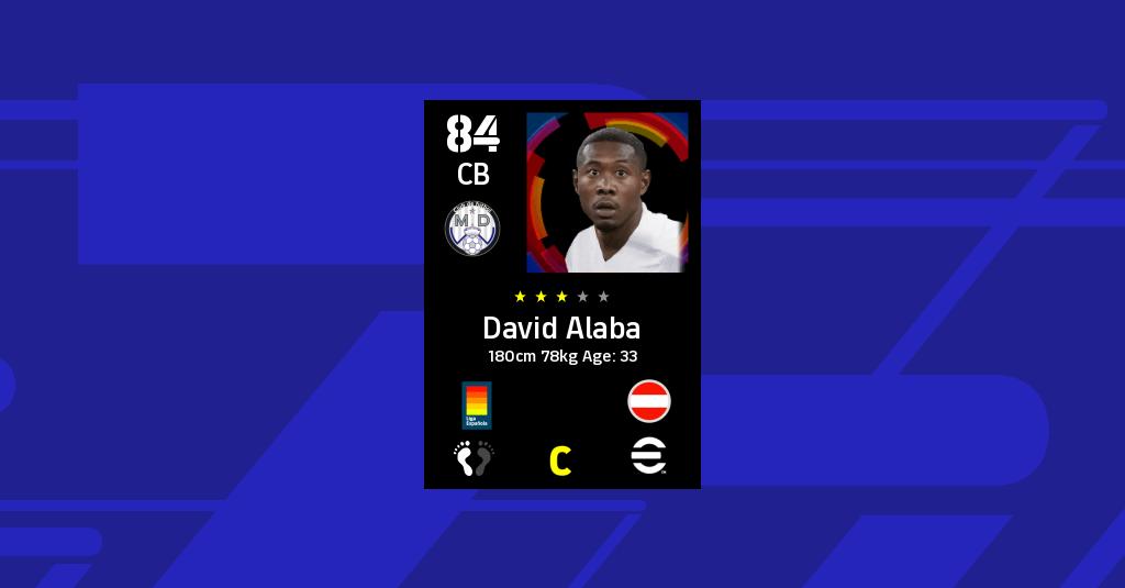 David Alaba - 统计 - eFootball 2022