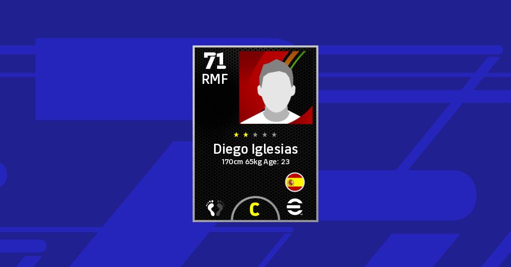 Diego Iglesias - 统计 - eFootball 2022