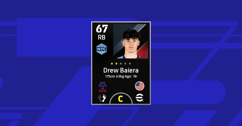 Drew Baiera - 统计 - eFootball 2022