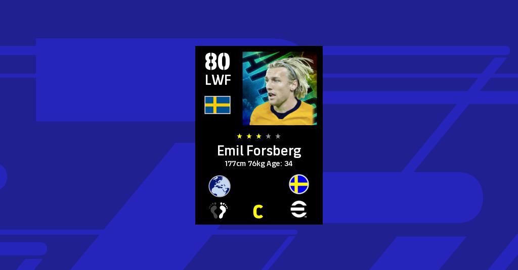 Emil Forsberg - 统计 - eFootball 2022