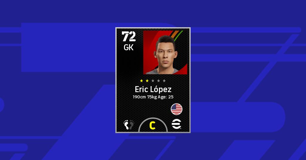 Eric Lopez - 统计 - eFootball 2022