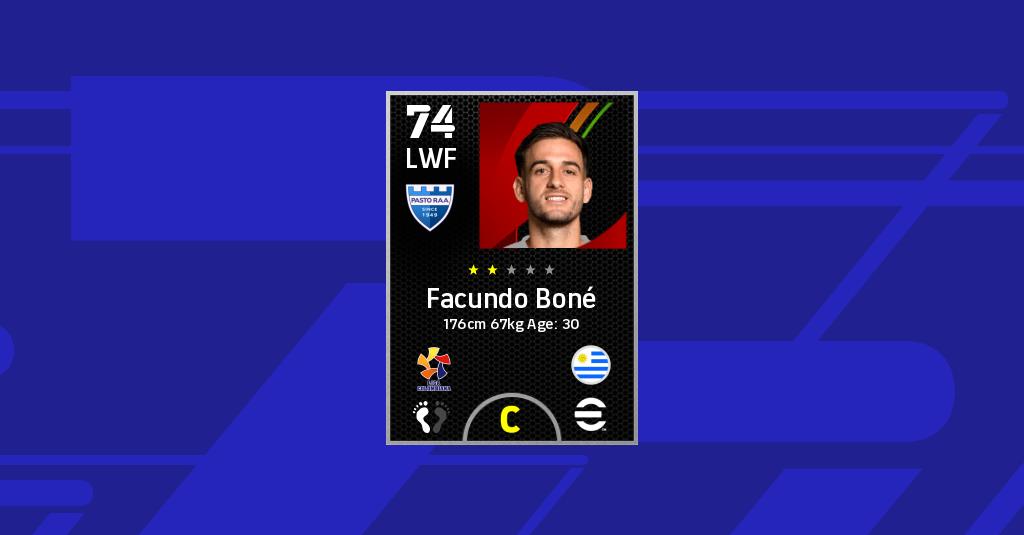 Facundo Boné - 统计 - eFootball 2022