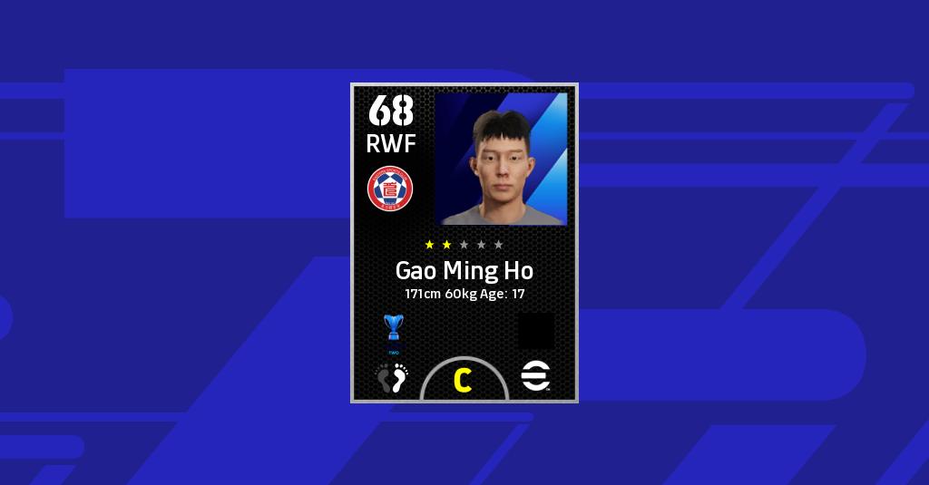 Gao Ming Ho - 统计 - eFootball 2022