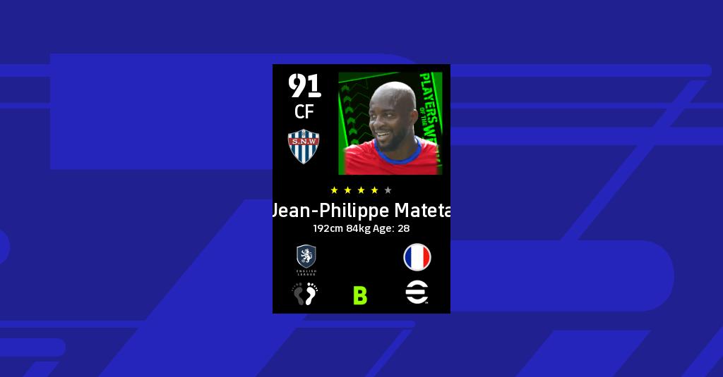 Jean-Philippe Mateta - 统计 - eFootball 2022