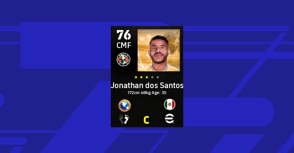 Jonathan dos Santos - 统计 - eFootball 2022