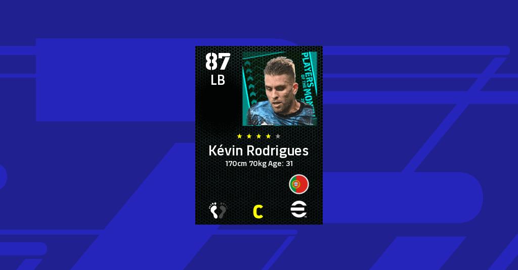 Kévin Rodrigues - 统计 - eFootball 2022