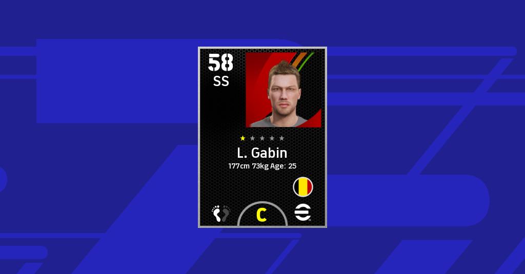 L. Gabin - 统计 - eFootball 2022