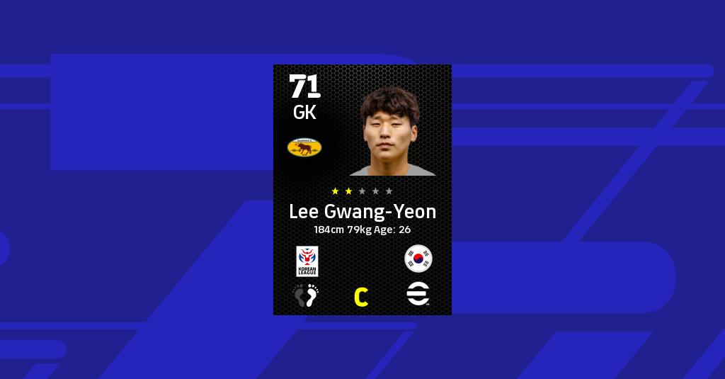 Lee Gwang-Yeon - 统计 - eFootball
