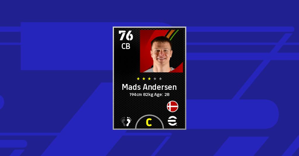 Mads Juel Andersen - 统计 - eFootball 2022
