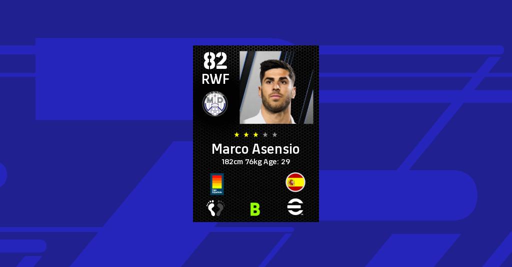 Marco Asensio - 统计 - eFootball