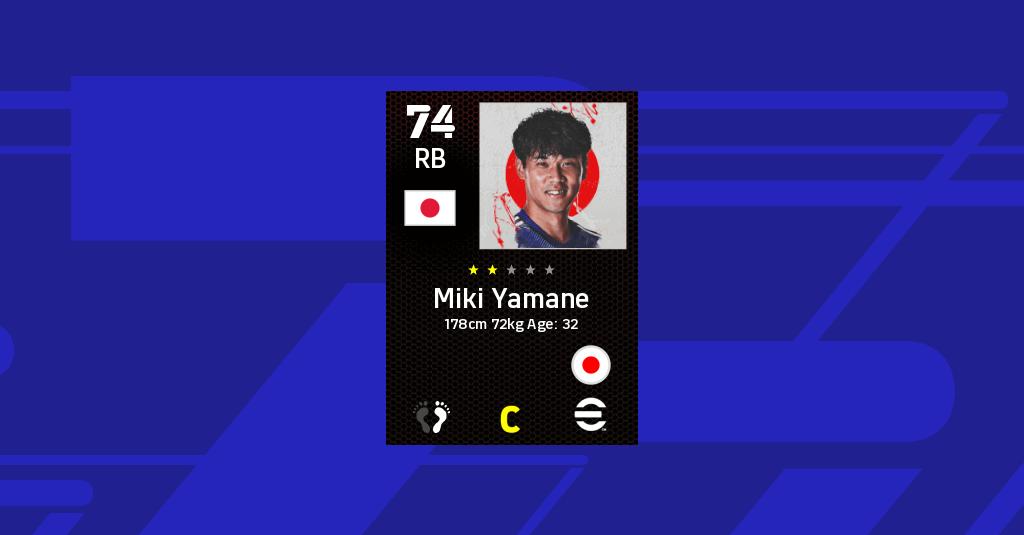Miki Yamane - 统计 - eFootball 2022