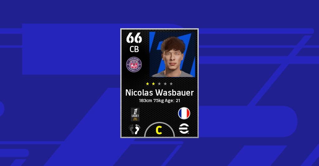 Nicolas Wasbauer - 统计 - eFootball 2022