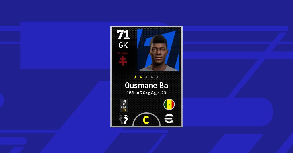 Ousmane Ba - 统计 - eFootball 2022