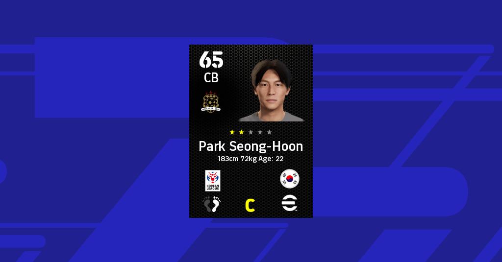 Park Seong-Hoon - 统计 - eFootball 2022