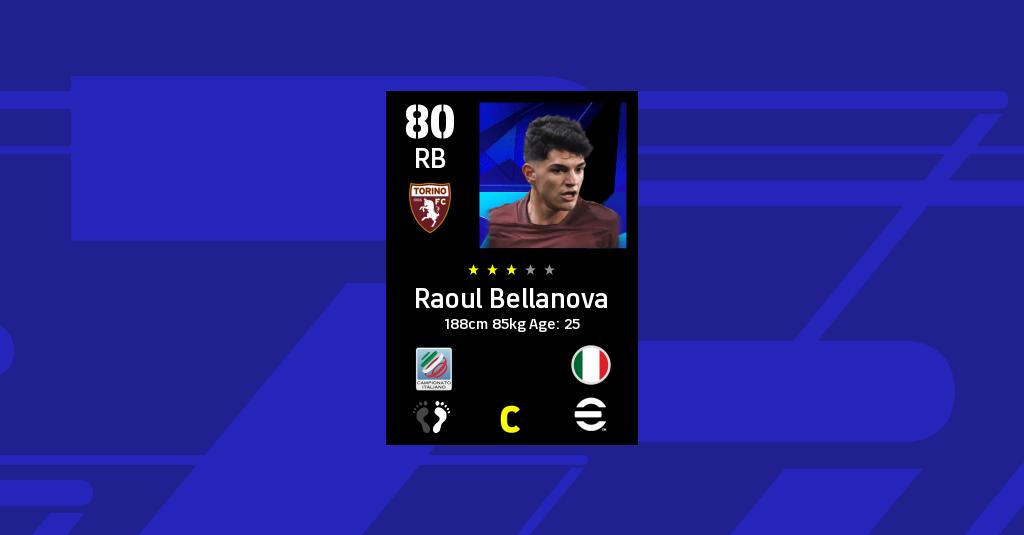 Raoul Bellanova - 统计 - eFootball 2022