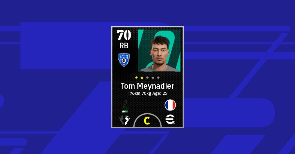 T. Meynadier - 统计 - eFootball 2022