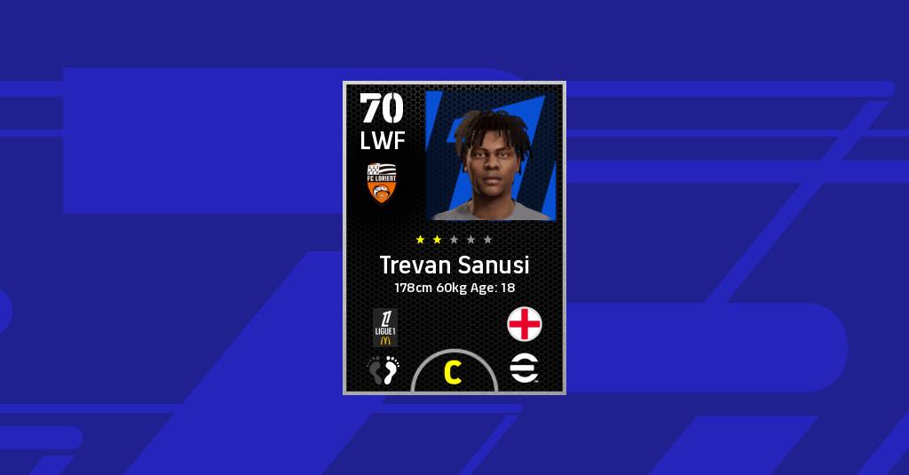 Trevan Sanusi - 统计 - eFootball 2022