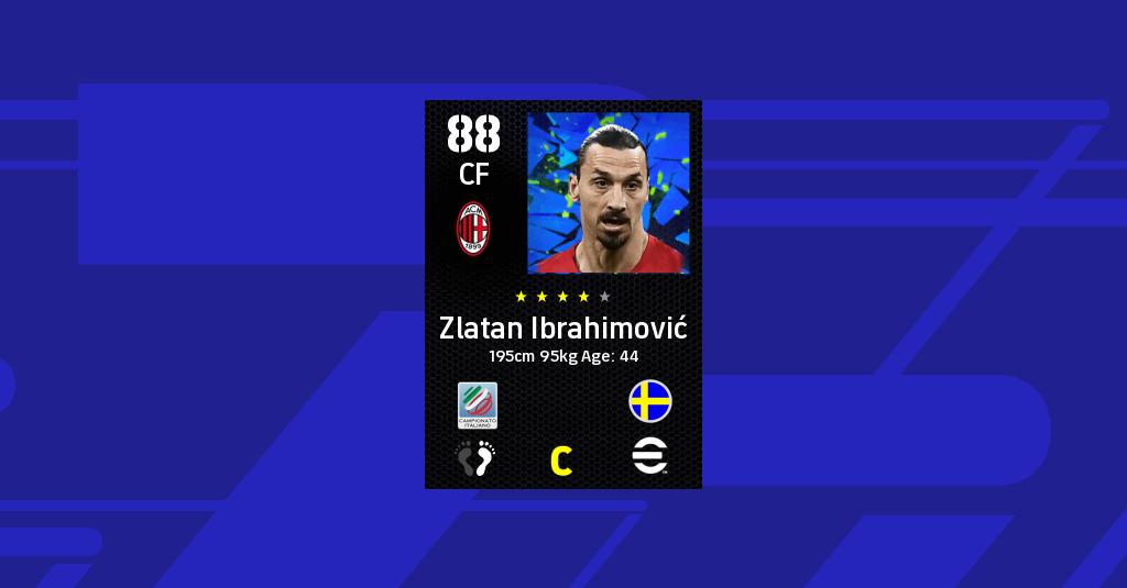 Zlatan Ibrahimović eFootball Stats